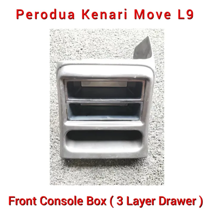 Perodua Kenari Move L9 Front Console Box Under Dashboard / Konsol Kotak ...