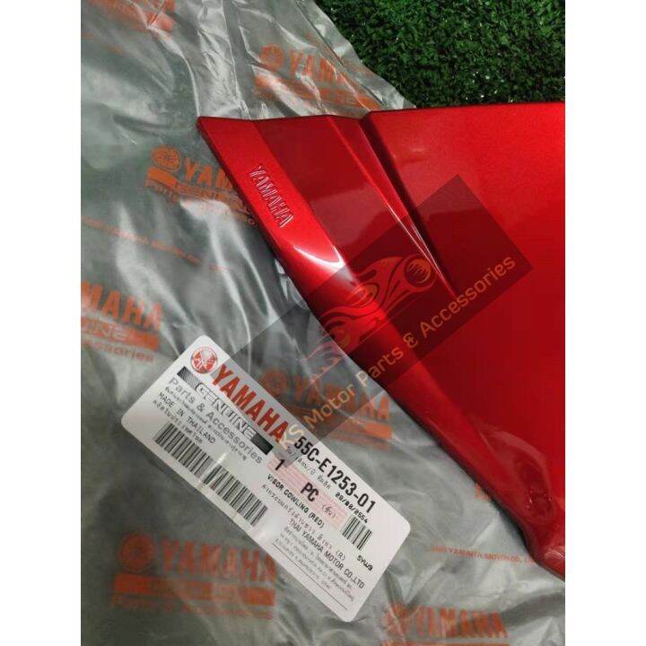 YAMAHA LC 135 LC135 V2 V3 BIG COWLING VISOR [METALLIC RED] VISOR ...