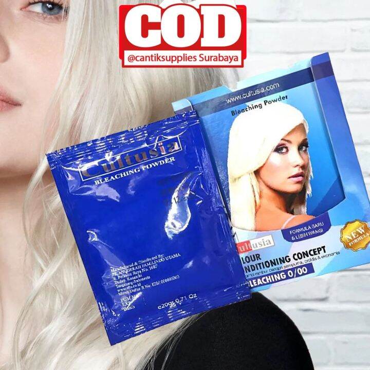 Cultusia Bleaching Powder Sachet / Bleaching Bubuk - 20gr | Lazada ...