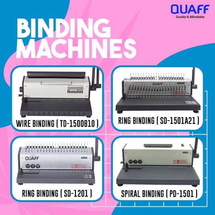 ♛QUAFF WIRE TD-1501 RING SD-1201 RING SD-1501 SPIRAL PD-1501 Binding ...