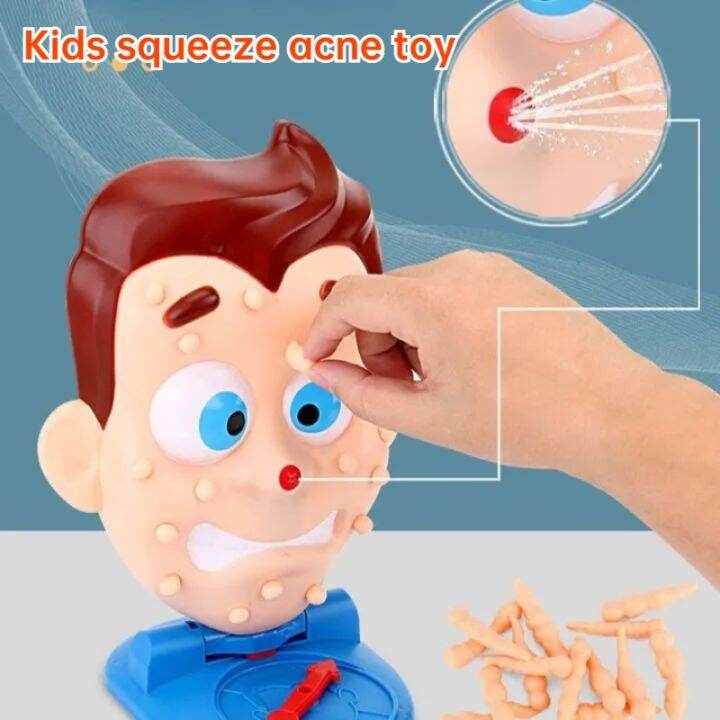 Novelty Toy Simulate Face Shape Squeeze Acne Toy Popping Pimple Parent ...