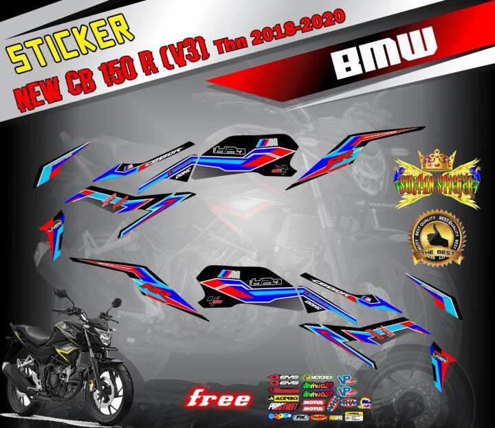 Stiker Streaping Decal list Motor CB 150 R New V3 (2018-2020) Grafis ...