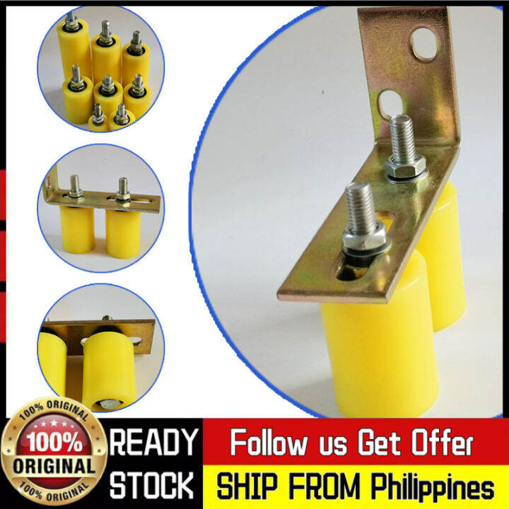 Yoqu Sliding Door Roller Guide Roller Wheel with L Post Bolted Bracket ...