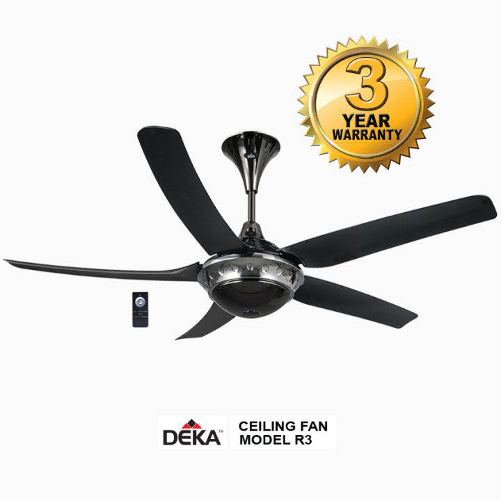 [TWIN PACK= 2 Unit] 56 DEKA Ceiling Fan Model R3 for bedroom, Dining ...