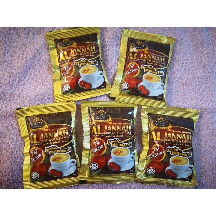AL-JANNAH KOPI MAHKOTA DEWA (PEK 30g) 100%ORIGINAL | Lazada