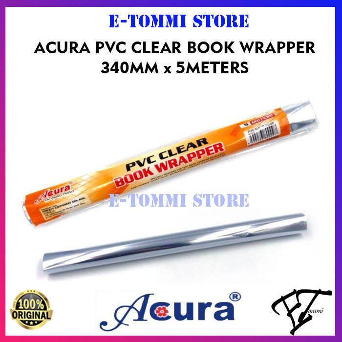 ACURA PVC CLEAR BOOK WRAPPER (340MM X 5M) | Lazada