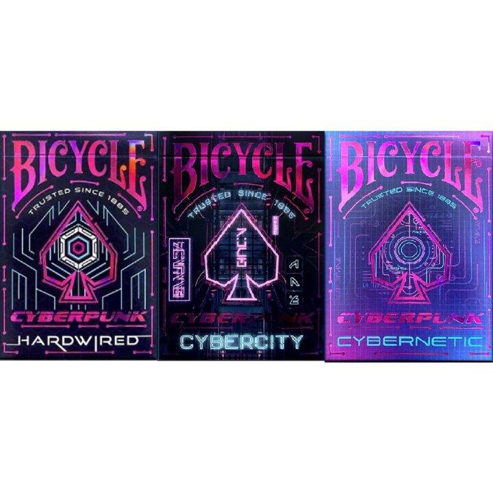 Bicycle Cyberpunk Cybercity/Hardwired/Cybernetic Playing Cards | Lazada ...