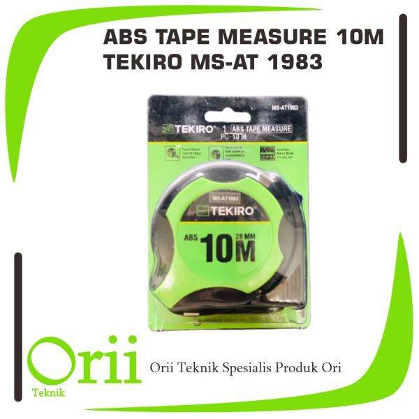 Meteran ABS Tape Measure 10 Meter Tekiro MS-AT1983 | Lazada Indonesia