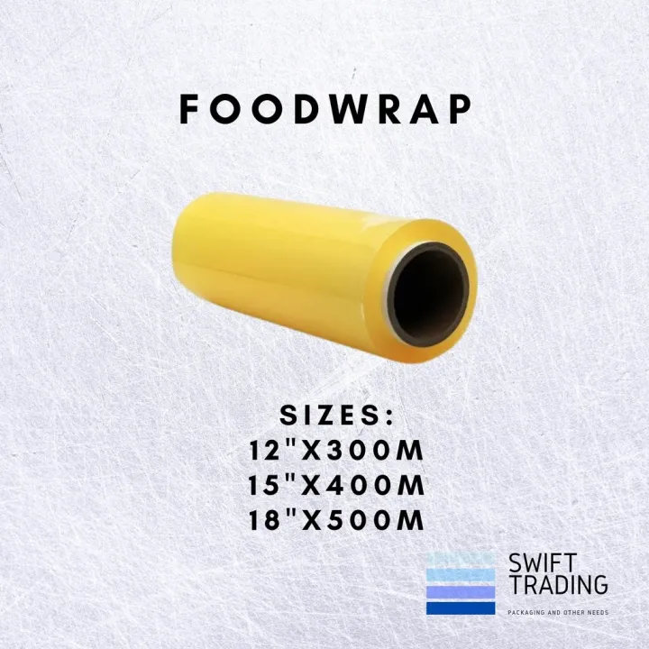 Plastic Food Wrap [Sizes : 12 x 300 meters / 15 x 400m / 18 x 500m ...