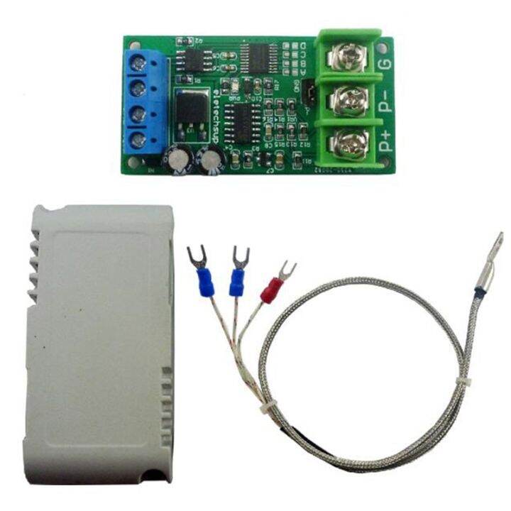 ELETECHSUP DC12V PT100 RTD Converter RS485 Modbus Rtu Temperature ...