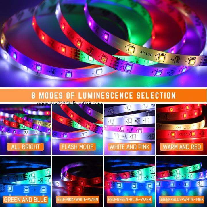 Strip light connector plug Rgb led clock rgb led strip light Flood ...