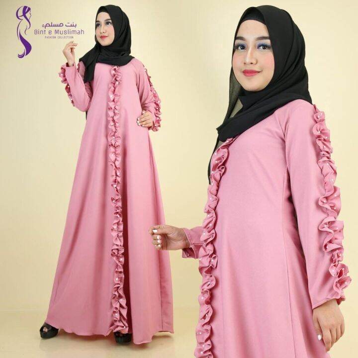 Nice stylish Jubah with latest desin by BEM for muslimah | Lazada