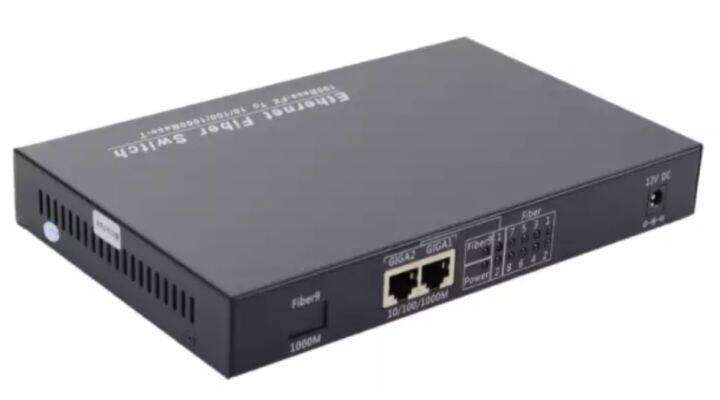 Allan Non Gigabit Ethernet Switch, Fiber Switch 8-PORT 10/100/1000 Base ...