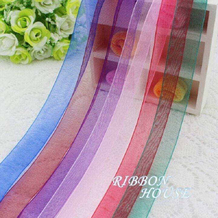 (50 yards/roll) 20mm Organza Ribbon Wholesale gift wrapping decoration ...