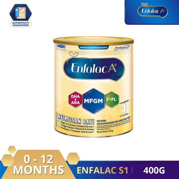 Enfalac A+ 2FL Step 1 - 400g (Milk Formula) | Lazada