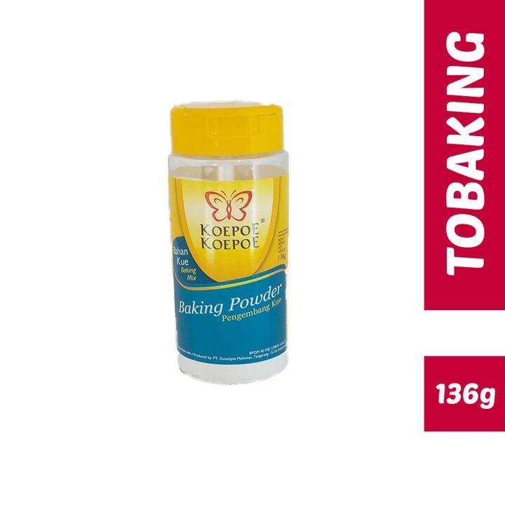 Baking Powder koepoe koepeo 136 gr - botol besar | Lazada Indonesia