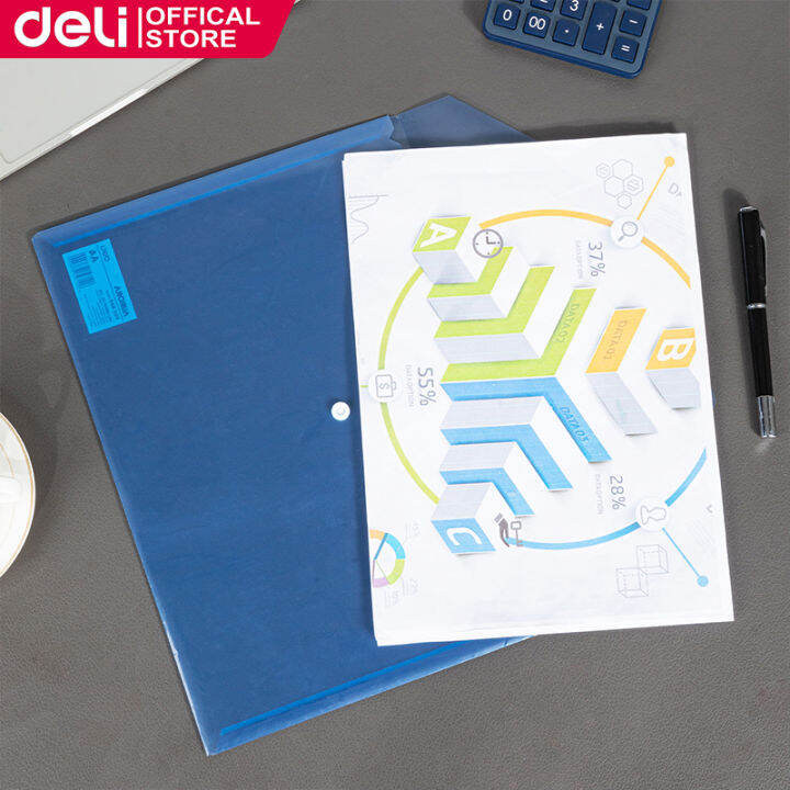 Deli File Bag Envelope for Documents 100% imported material EF10432 ...