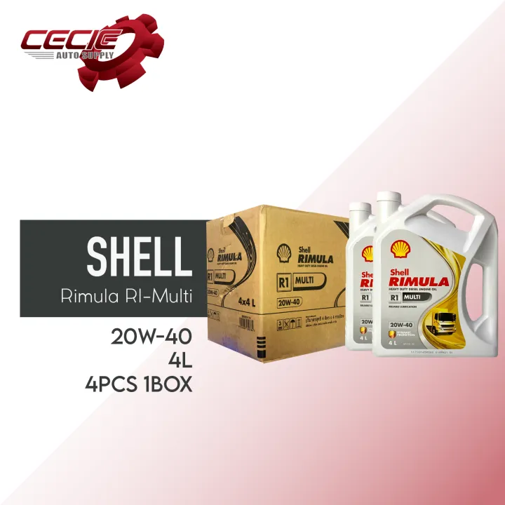 Shell R1 Diesel Engine Oil 20W-40 4L 4pcs 1Box | Lazada PH