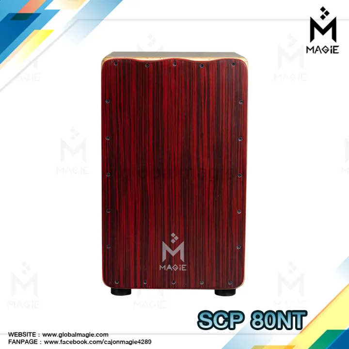Magie Cajon Drum รุ่น SCP 80 NT-EB กลองคาฮอง มากี เครื่องดนตรี เครื่อง ...