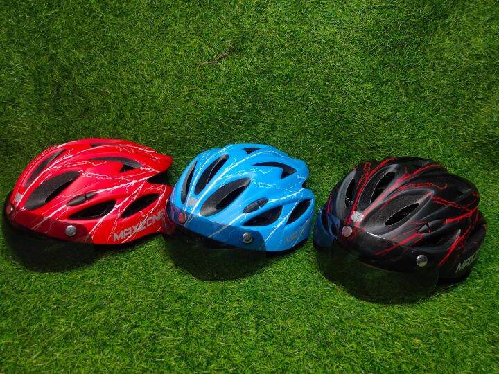 Maxzone Stroke Cycling Helmet with shades | Lazada PH