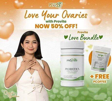 Provita Probiotics 60 Capsules with Free PCOS30 Meal Guide & Pcoffee | Lazada PH