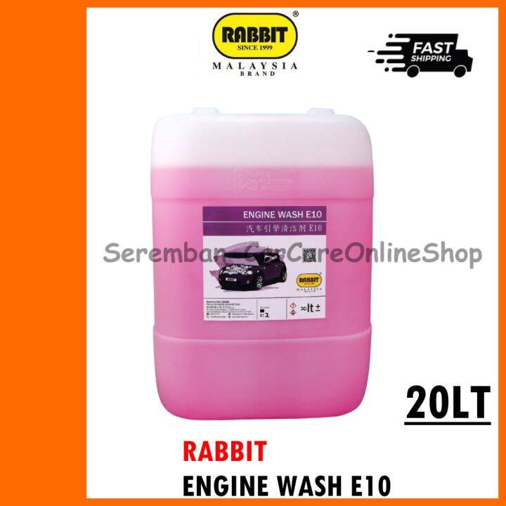 RABBIT ENGINE WASH E10 - 20Lt - Degreaser Dirt Buster Concentrated ...