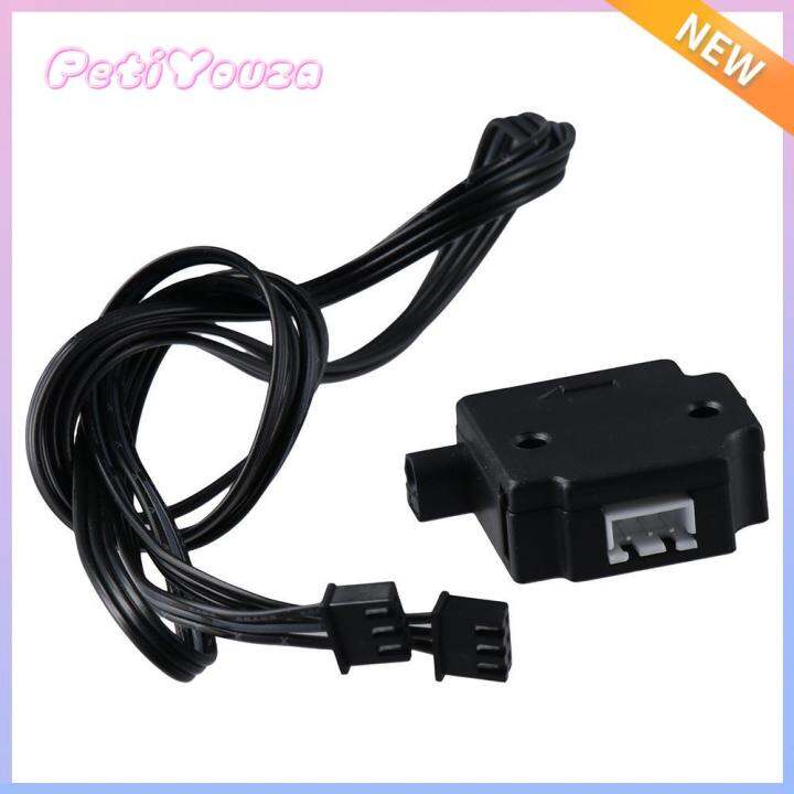 PETIYOUZA Black Filament Detection Module Plastic Material Run-Out Detector 3D Printer ...