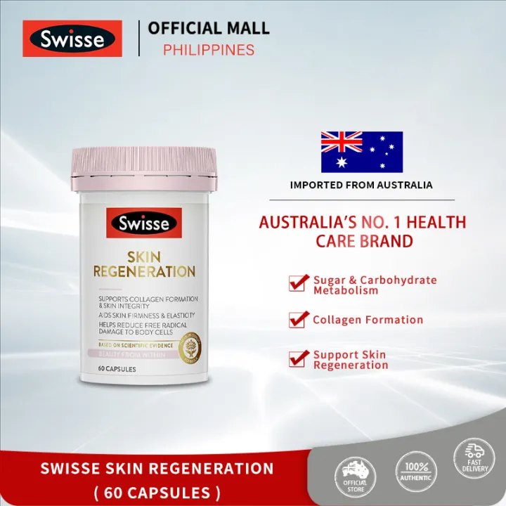 Swisse Skin Regeneration Firmness Elasticity Free Radical 60 Caps | Lazada PH
