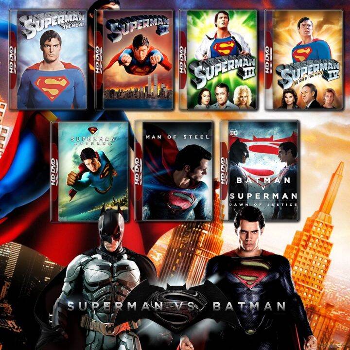 SUPERMAN ทุกภาค DVD Master พากย์ไทย | Lazada.co.th