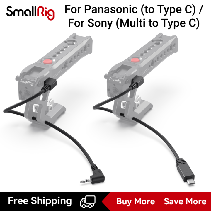 SmallRig Panasonic Remote-สายควบคุมกล้อง (Remote To Type C) /Sony Multi ...
