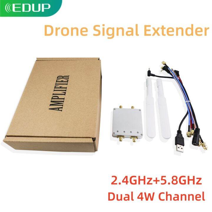 EDUP Wifi Booster 5.8Ghz&2.4Ghz Signal Extender Long Range Dual 4W ...