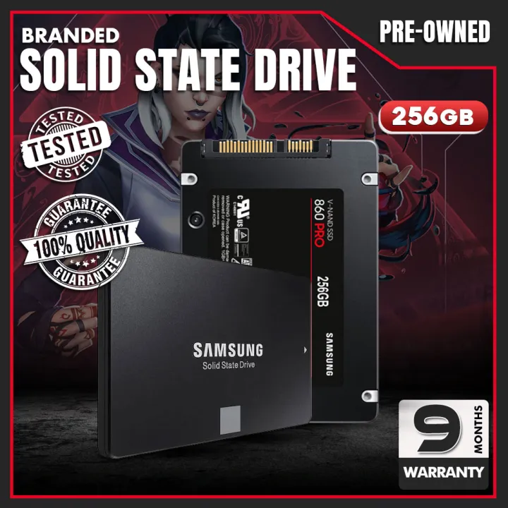 SATA 2.5" SSD / 256gb storage capacity / For Desktop and Laptop ...