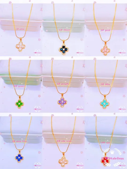 TBK stainless gold bilog chain w/bangkok pendant | Lazada PH