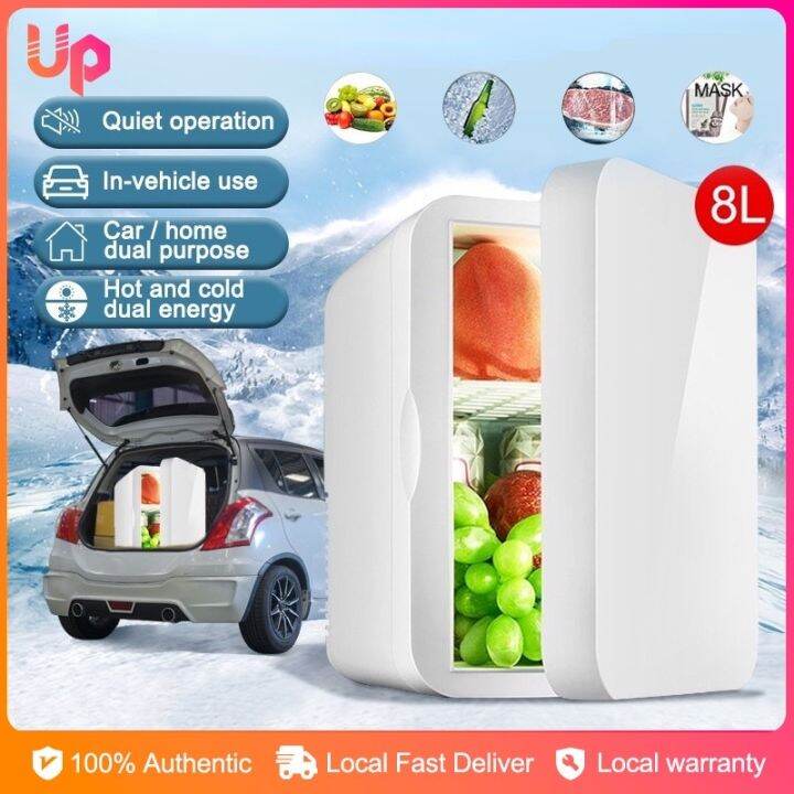 Amoi 8L Car/Home Mini Fridge Refrigerator Portable Fridge Mini Ref Dual Use | Lazada PH