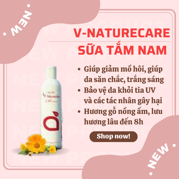 Sữa tắm nam cao cấp IMC V-NATURECARE (190ml) - Làm Sạch Khử Mùi Nam Giới Không Chứa Menthol ...