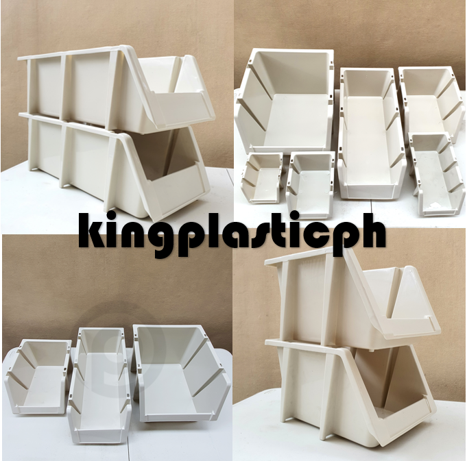 XL Stackable Bin Boxes Storage Organizer for Supplies, Tools ...