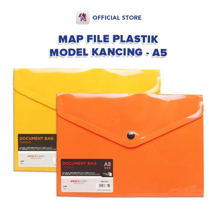 Map File Plastik Berwarna A5 Map Model Kancing 1 Sedang Satuan | Lazada ...