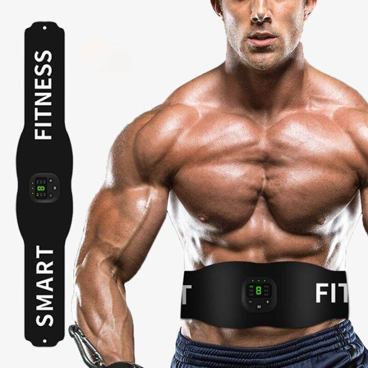 Electric Body Slimming Belt Abdominal Muscle Stimulation Massage Toner ...