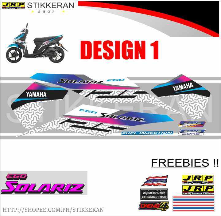 YAMAHA MIO 125 EGO SOLARIS 2 STOCK DECAL MALAYSIAN CONCEPT | Lazada PH