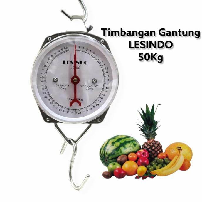 TIMBANGAN GANTUNG BESI LESINDO LS 06 50 KG 100 KG PENGUKUR BERAT ...