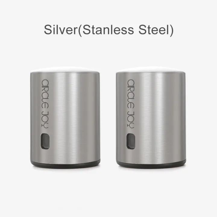 Original Circle Joy Smart Red Stopper Stainless Steel Vacuum Memory ...