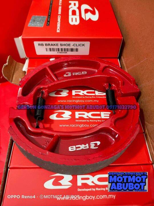 RCB BRAKE SHOE HONDA CLICK V1 V2 V3 BEAT AIRBLADE 150 | Lazada PH
