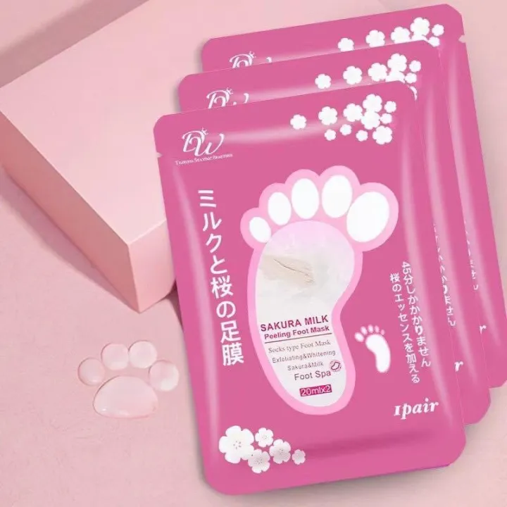 DW Sakura Milk Japan Foot Mask 40ml | Lazada PH