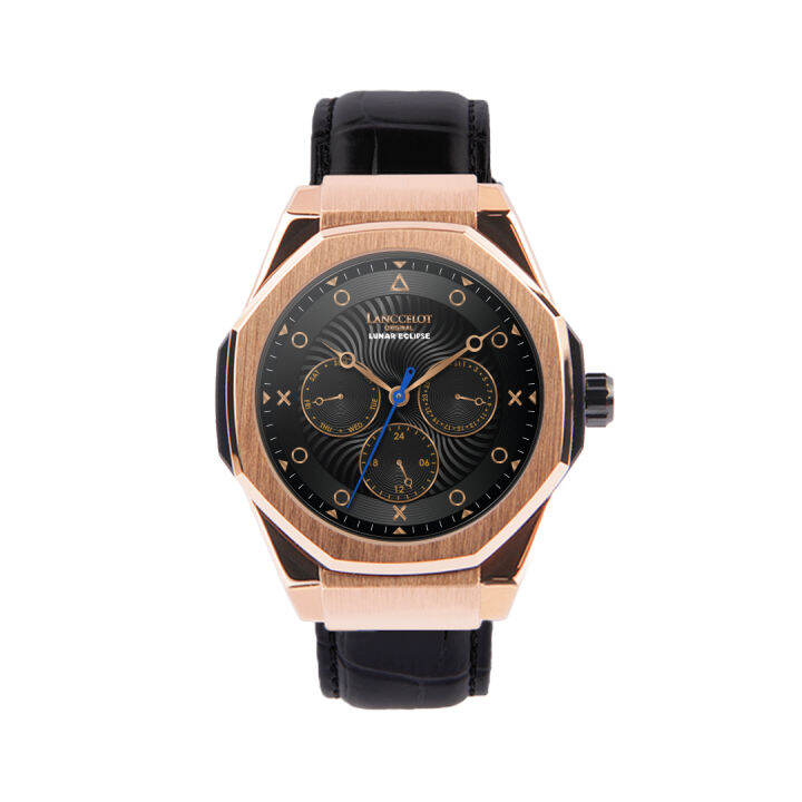 Jam Tangan Lanccelot Lunar Eclipse Leather of Star Pria | Lazada Indonesia