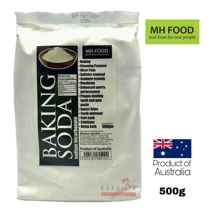 [MH FOOD] Baking Soda (Singapore) 500g | Lazada