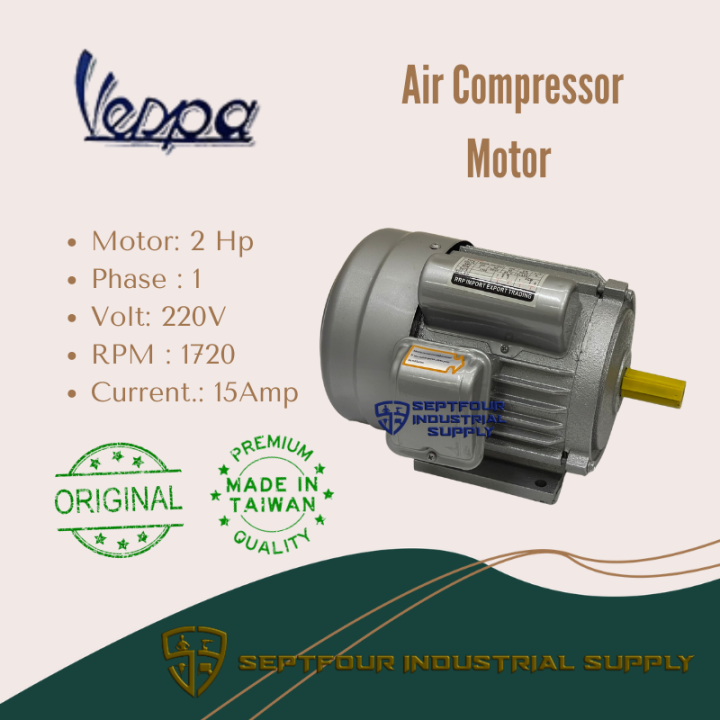Vespa 2Hp Air Compressor Motor (Original) | Lazada PH