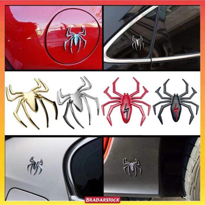SPIDER LOGO Car Sticker Car Animal Body Sticker Spider-Man Car Logo ...