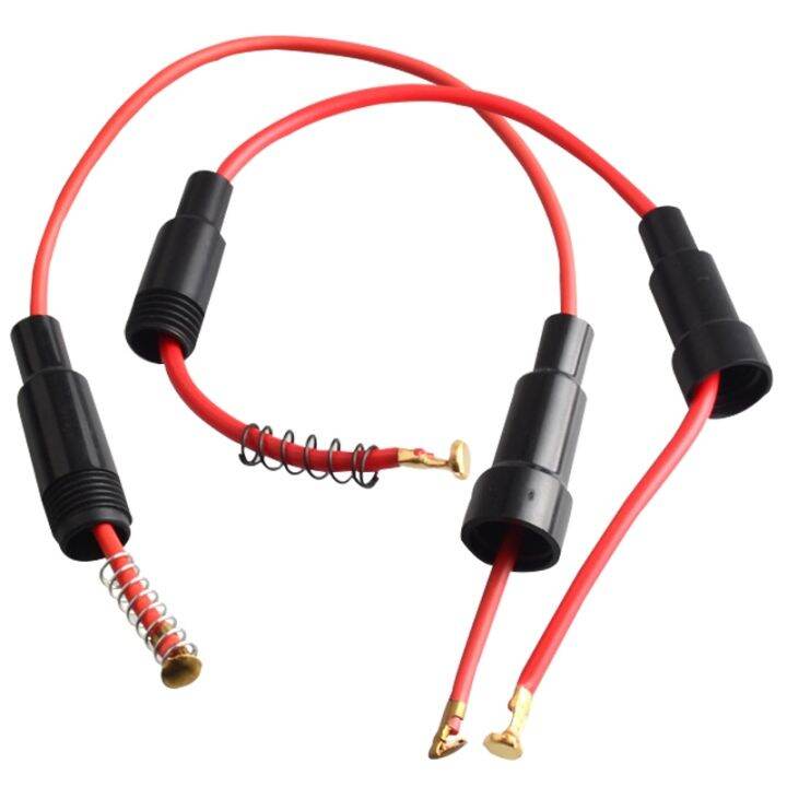 【CW】☋ 5pcs 5x20mm Glass fuse holder Screw Type 5X20mm with 22 AWG Wire ...