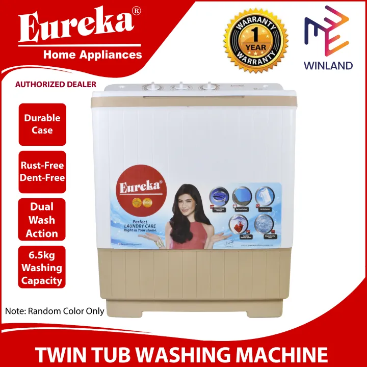 EUREKA Original Eco Friendly Twin Tub Washing Machine with Dryer EWM ...