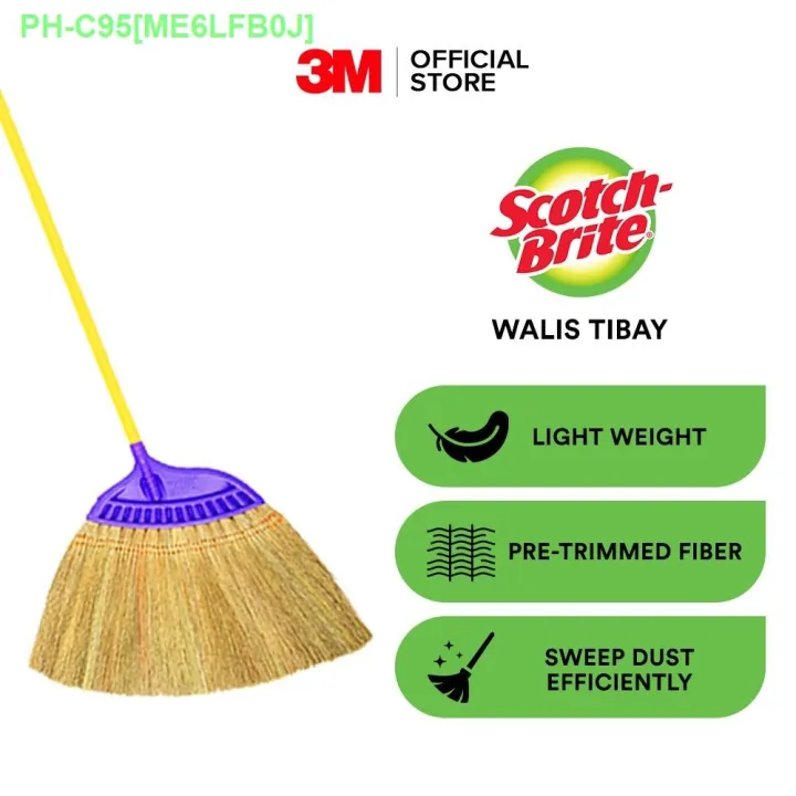 3M Scotch Brite Walis Tibay / Broom Lightweight durable sturdy trimmed ...